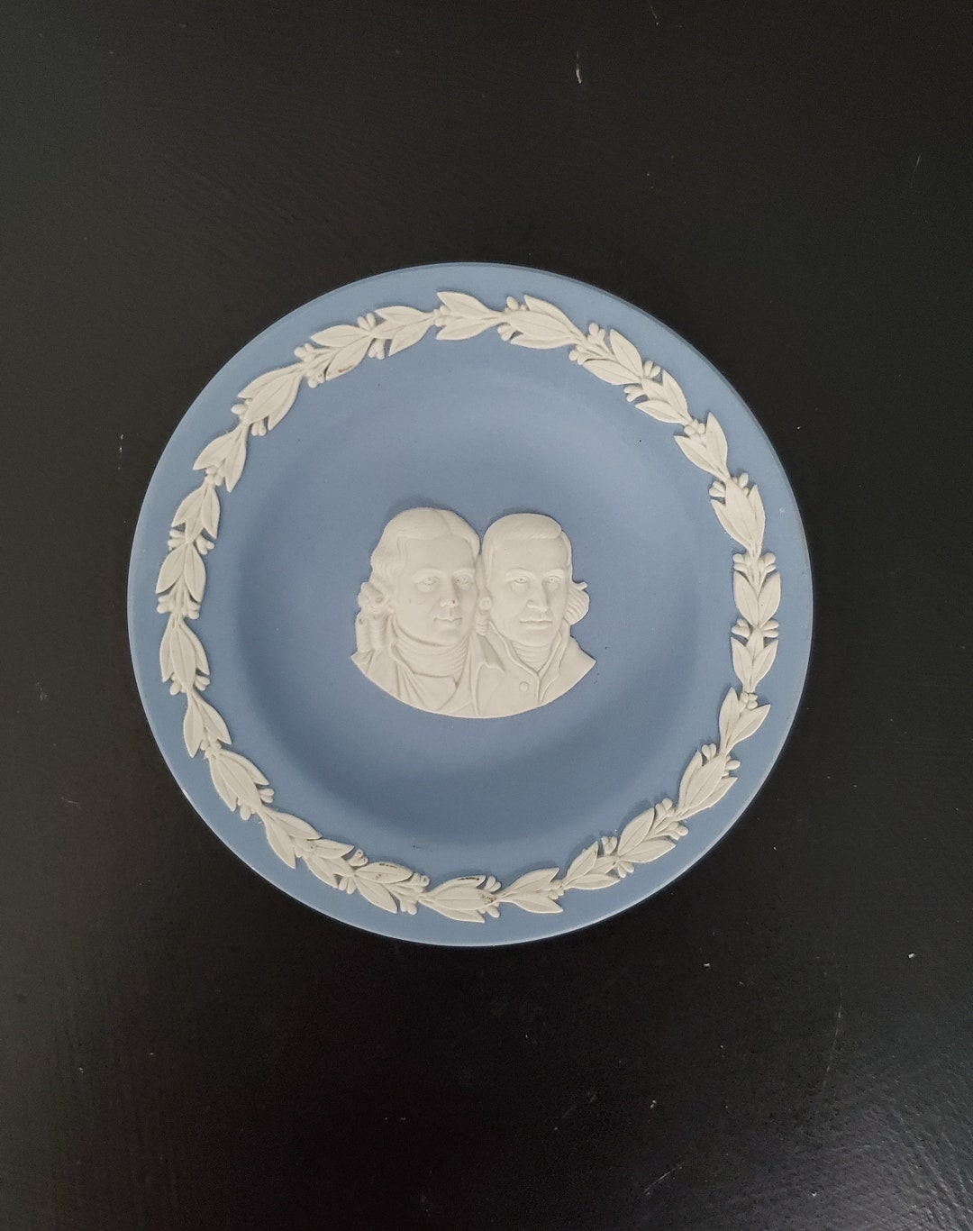 Vintage Jasper Wedgwood Blue Plate 4.5" Coke-asbury England - Etsy
