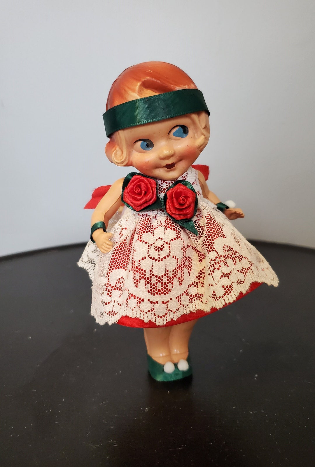 Vintage Flapper Style Blow Mold Doll - Etsy