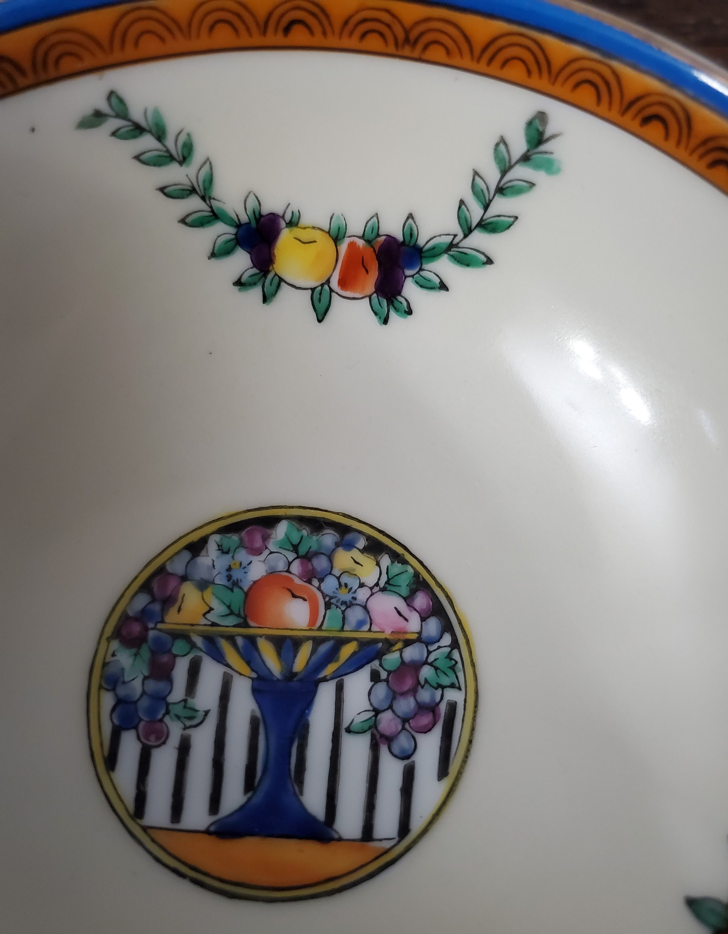 Vintage Noritake Morimura Porcelain Hand Painted Footed Bowl Japan - Etsy