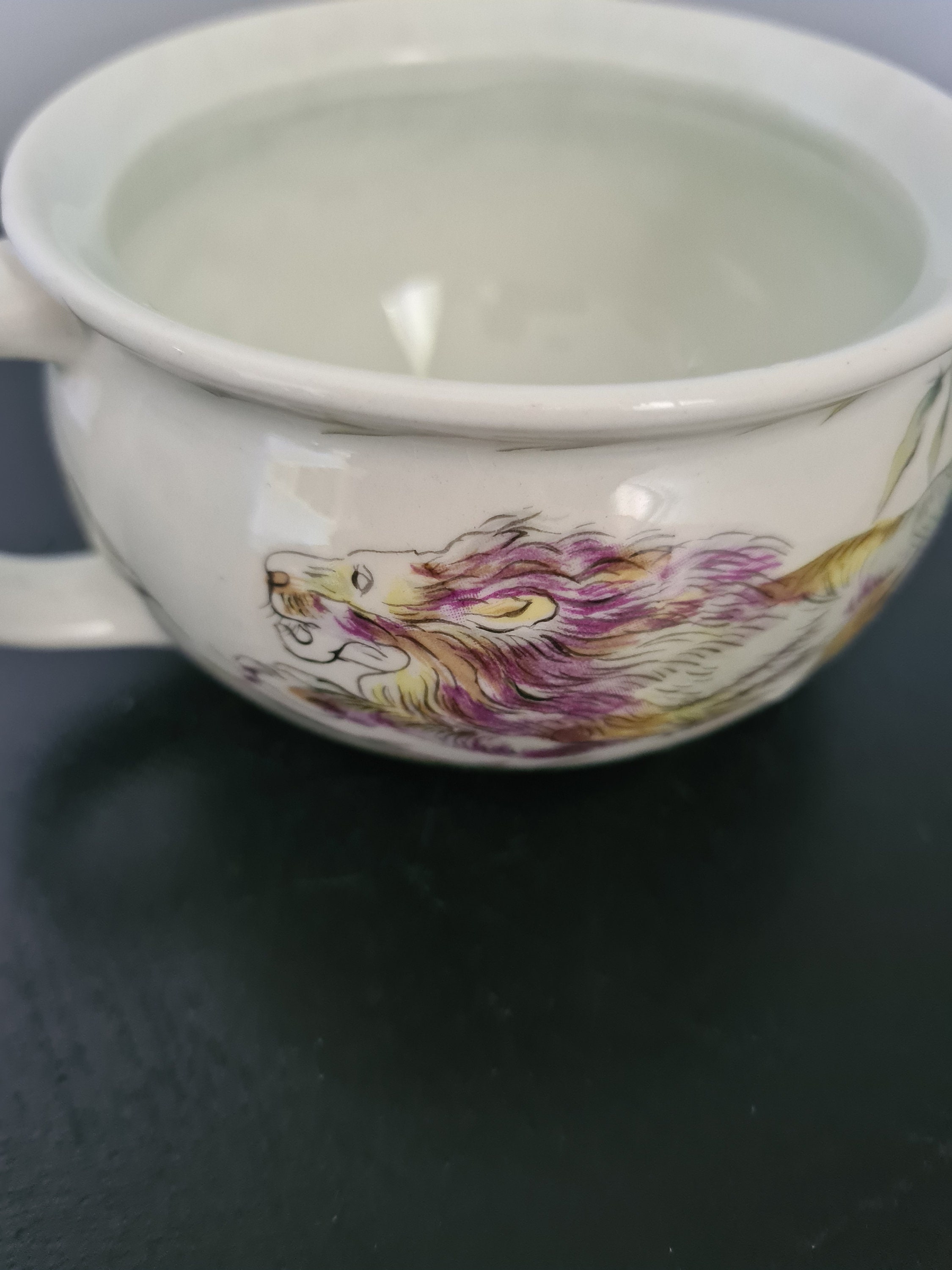 Vintage Mohawk Lion Shaving Mug - Etsy