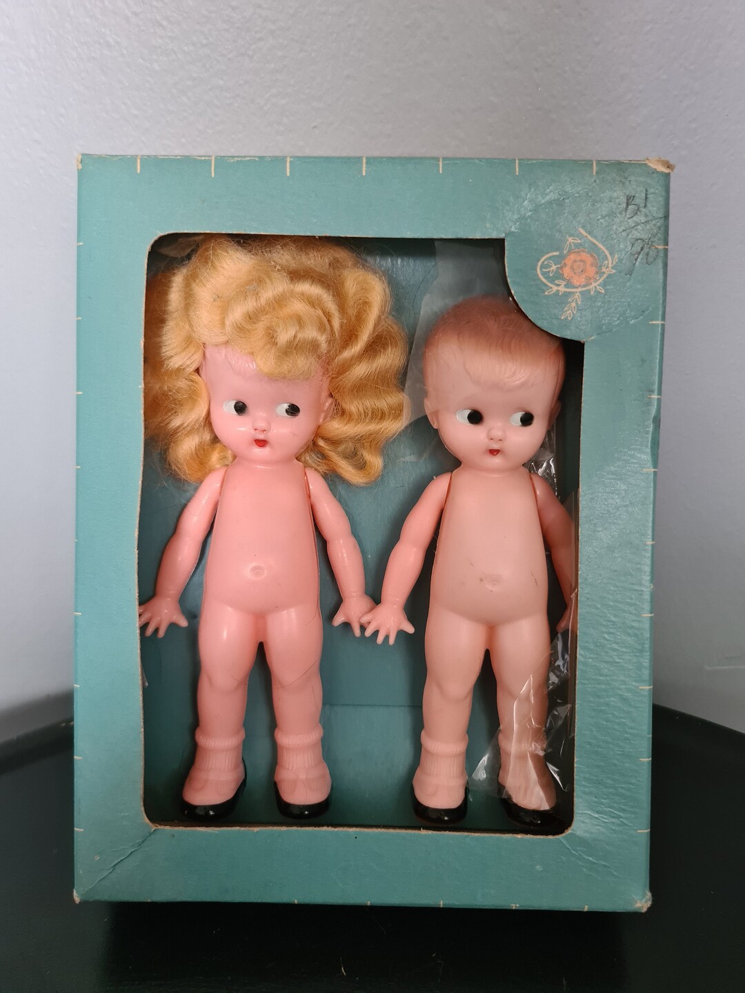 Vintage Knickerbocker 6" Girl and Boy Dolls - Etsy