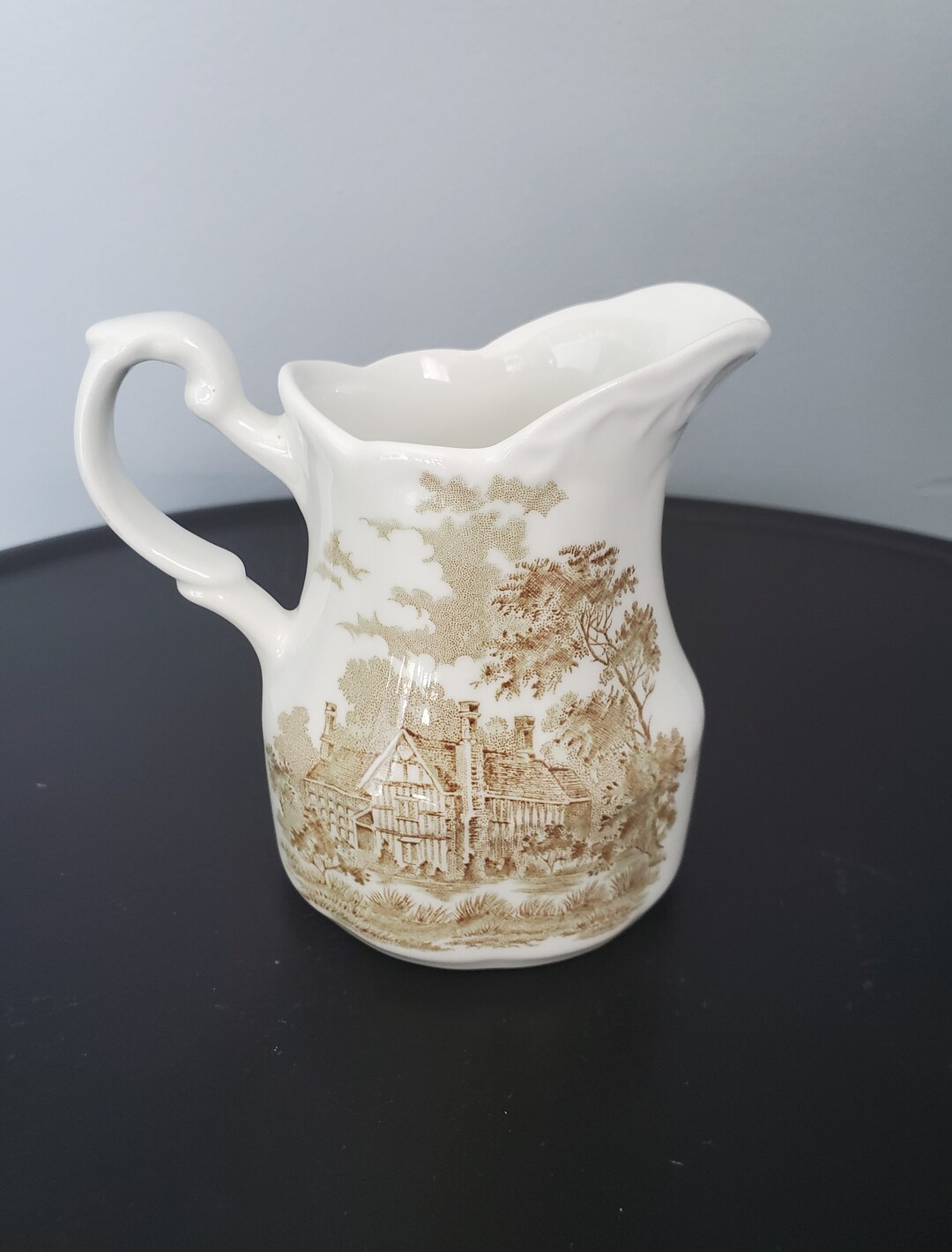 Vintage J & G Meakin Romantic England Creamer - English Ironstone - Etsy