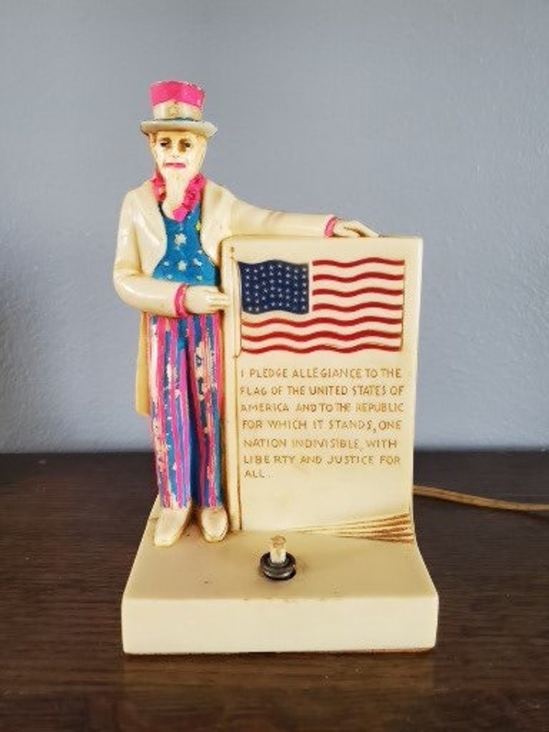 Vintage Uncle Sam Nite Lite/bank Stanley Home Products Inc. - Etsy