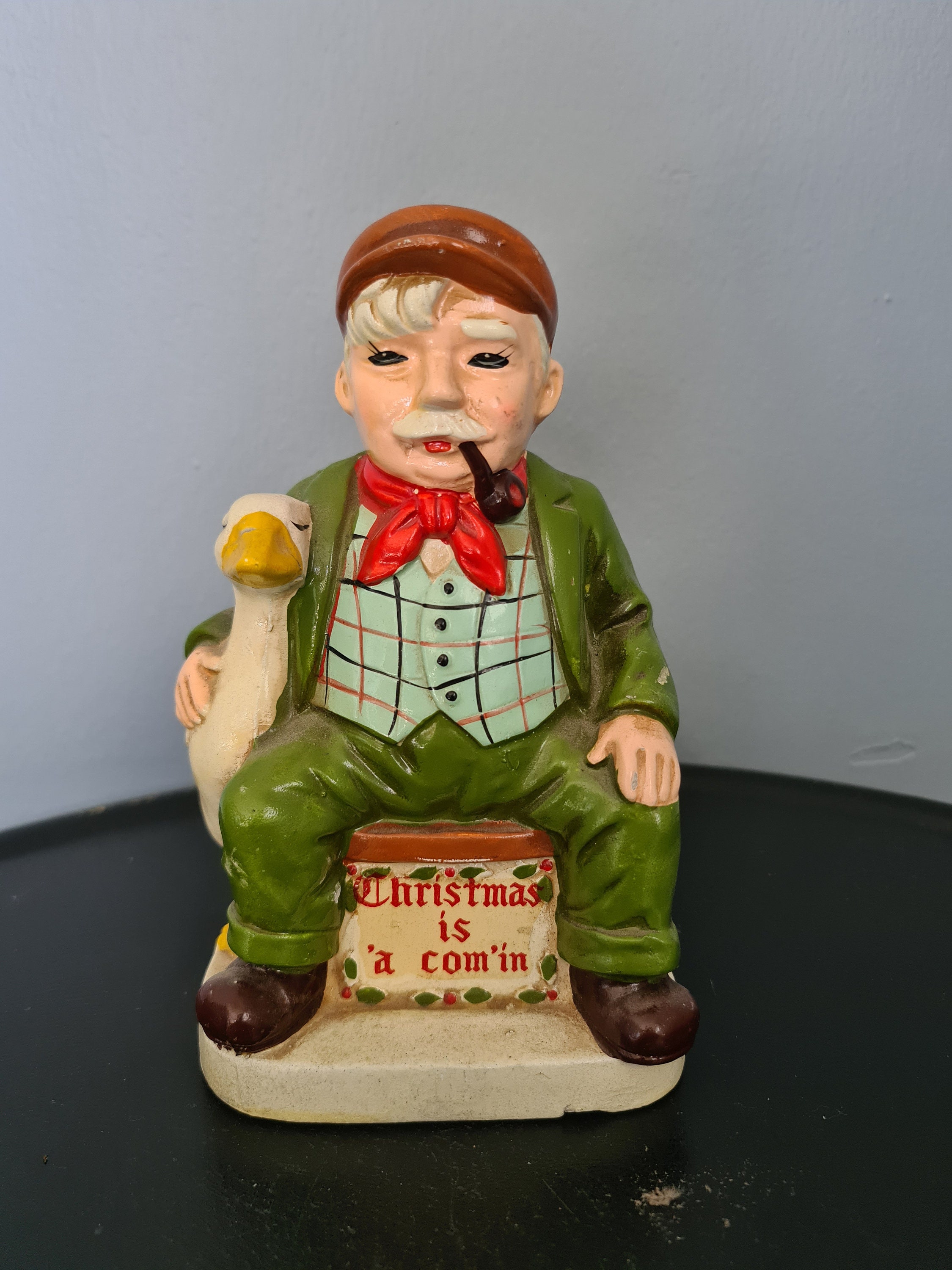 Vintage Christmas Goose Bank: Wyatt Dunagan Williams Porcelain Figurine ...