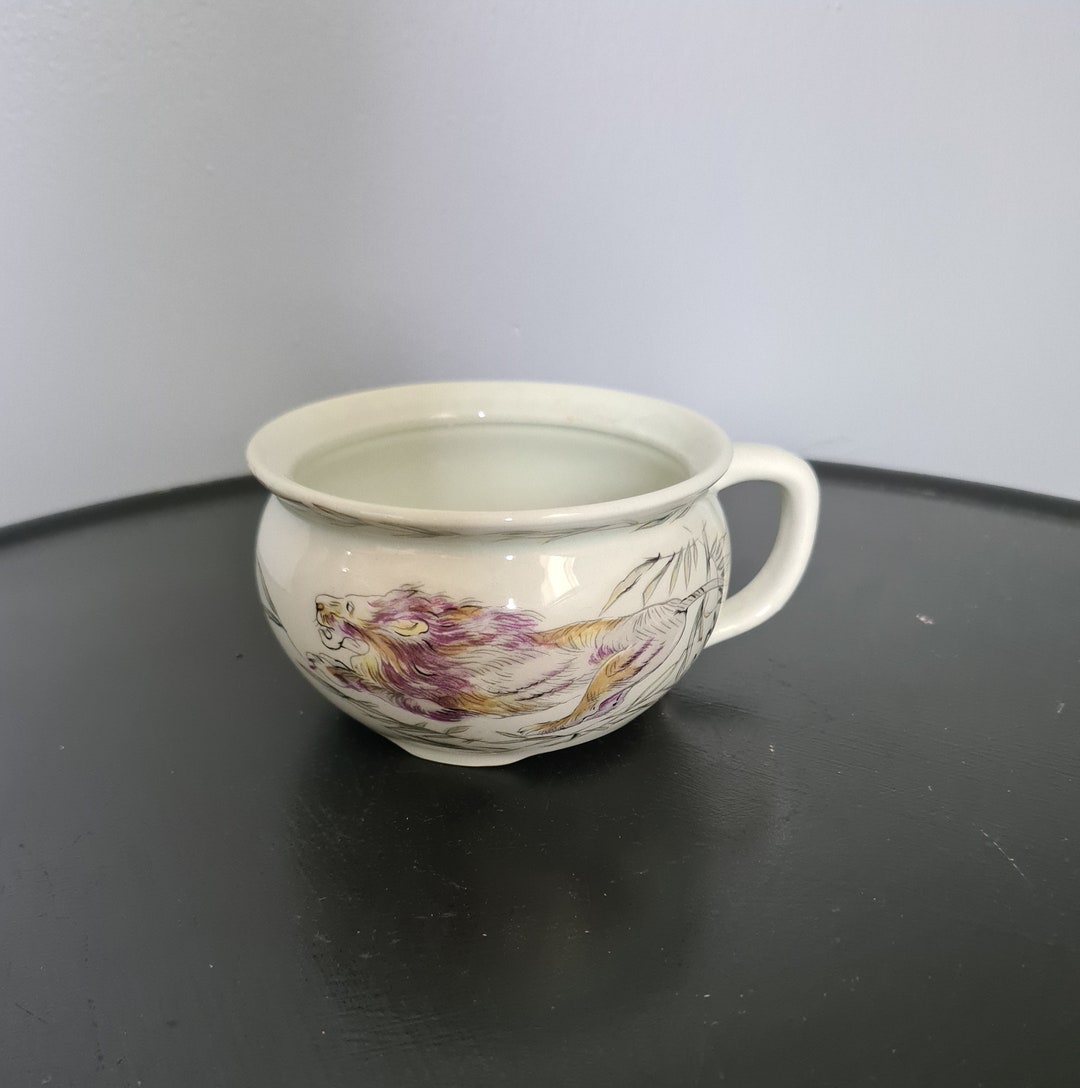 Vintage Mohawk Lion Shaving Mug - Etsy