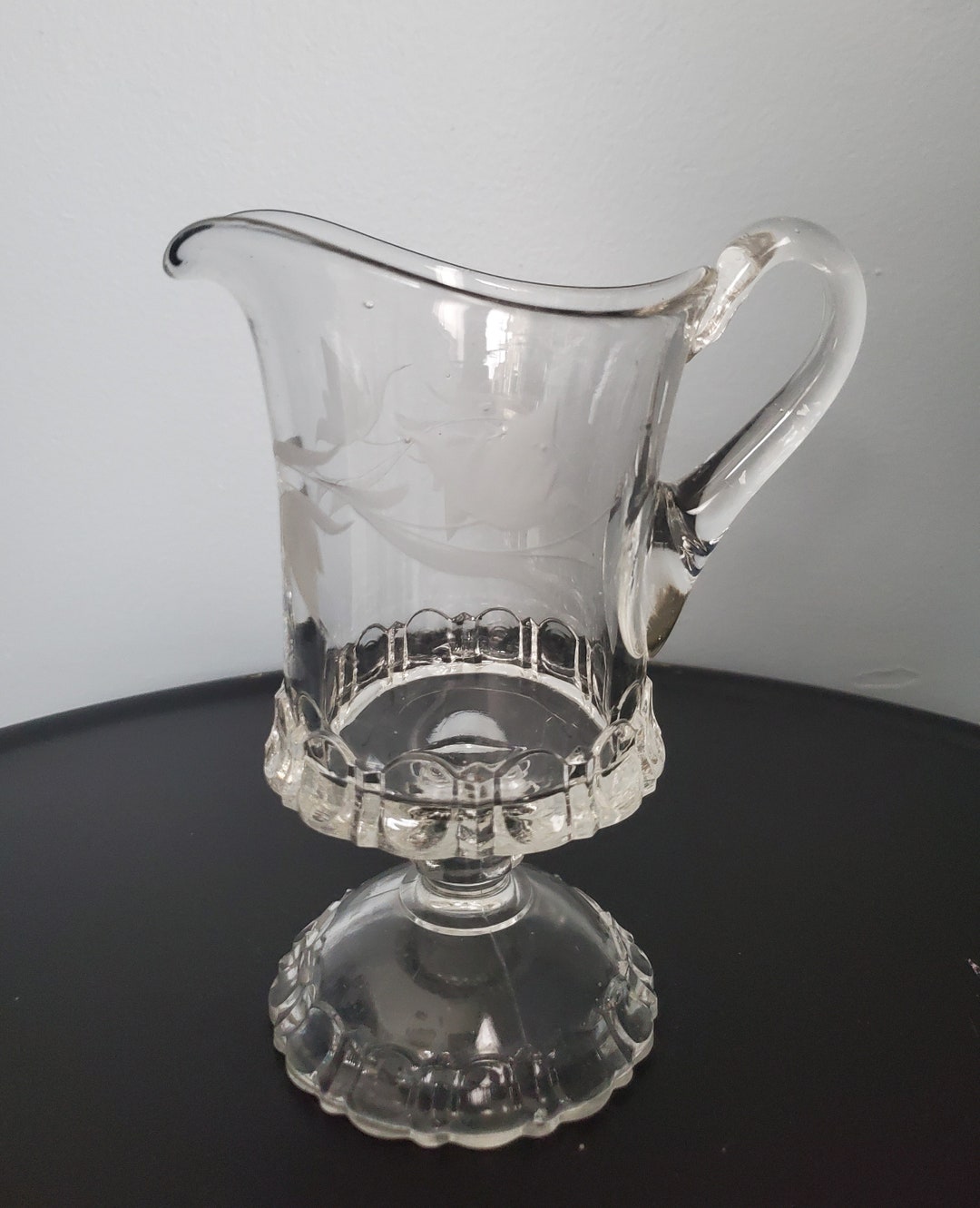 Vintage Adams Apollo Etched Creamer/pitcher - Etsy