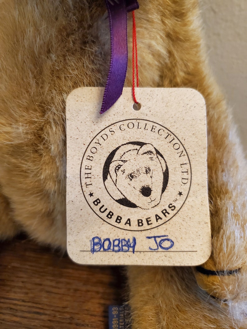 Vintage Boyds Bubba Bear Collection - Etsy