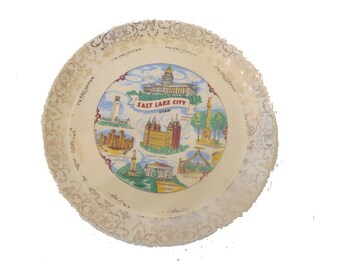 Salt Lake City Plate - Etsy