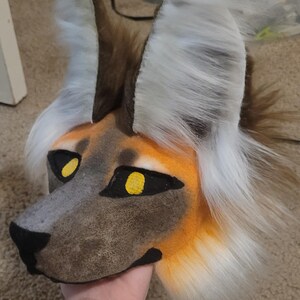 Maned Wolf Mask - Etsy