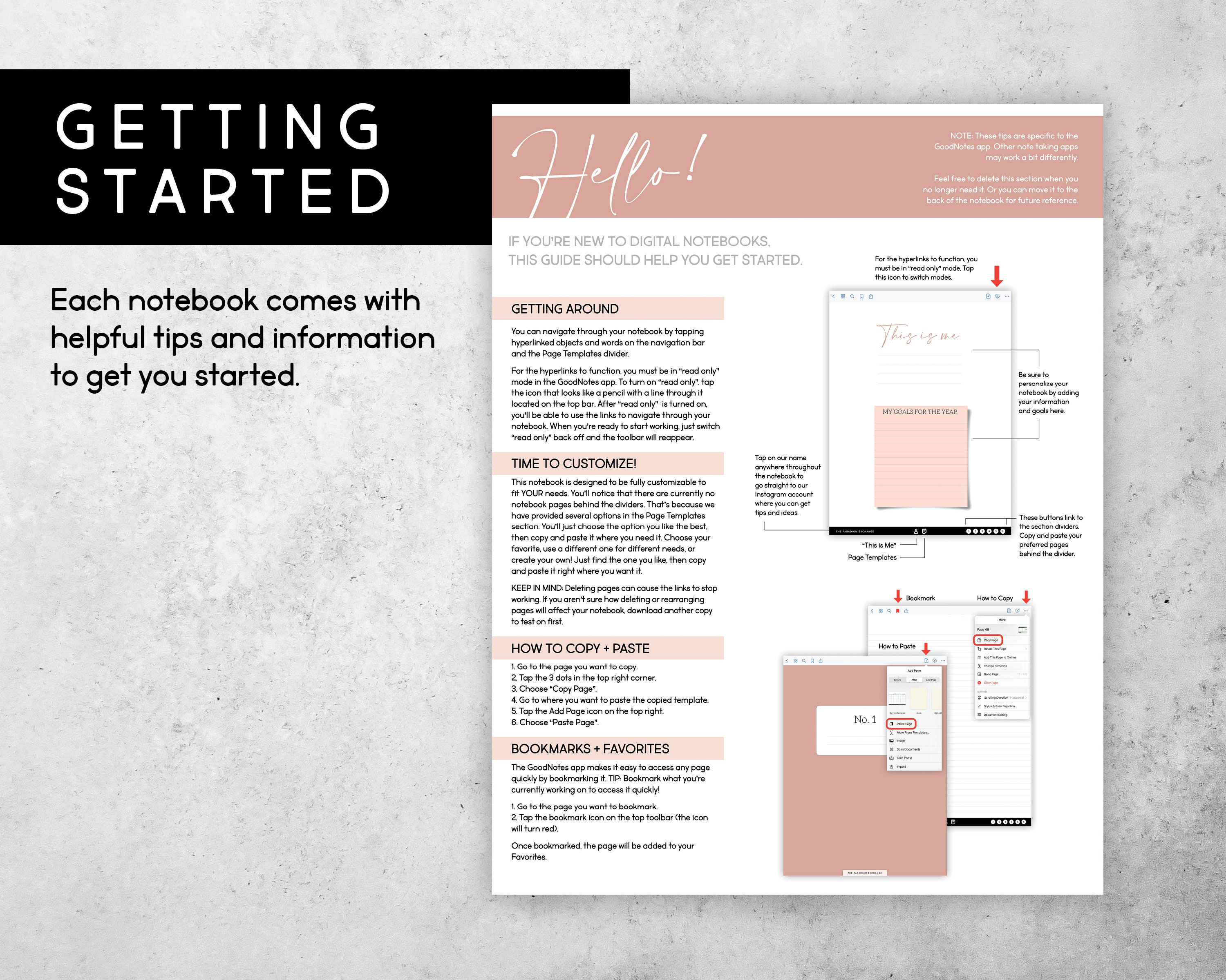 Digital Student 6-subject Notebook Woodlands Animals - Etsy