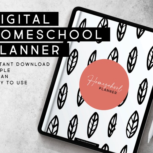 Undated Printable Homeschool Planner Floral Digital Download - Etsy
