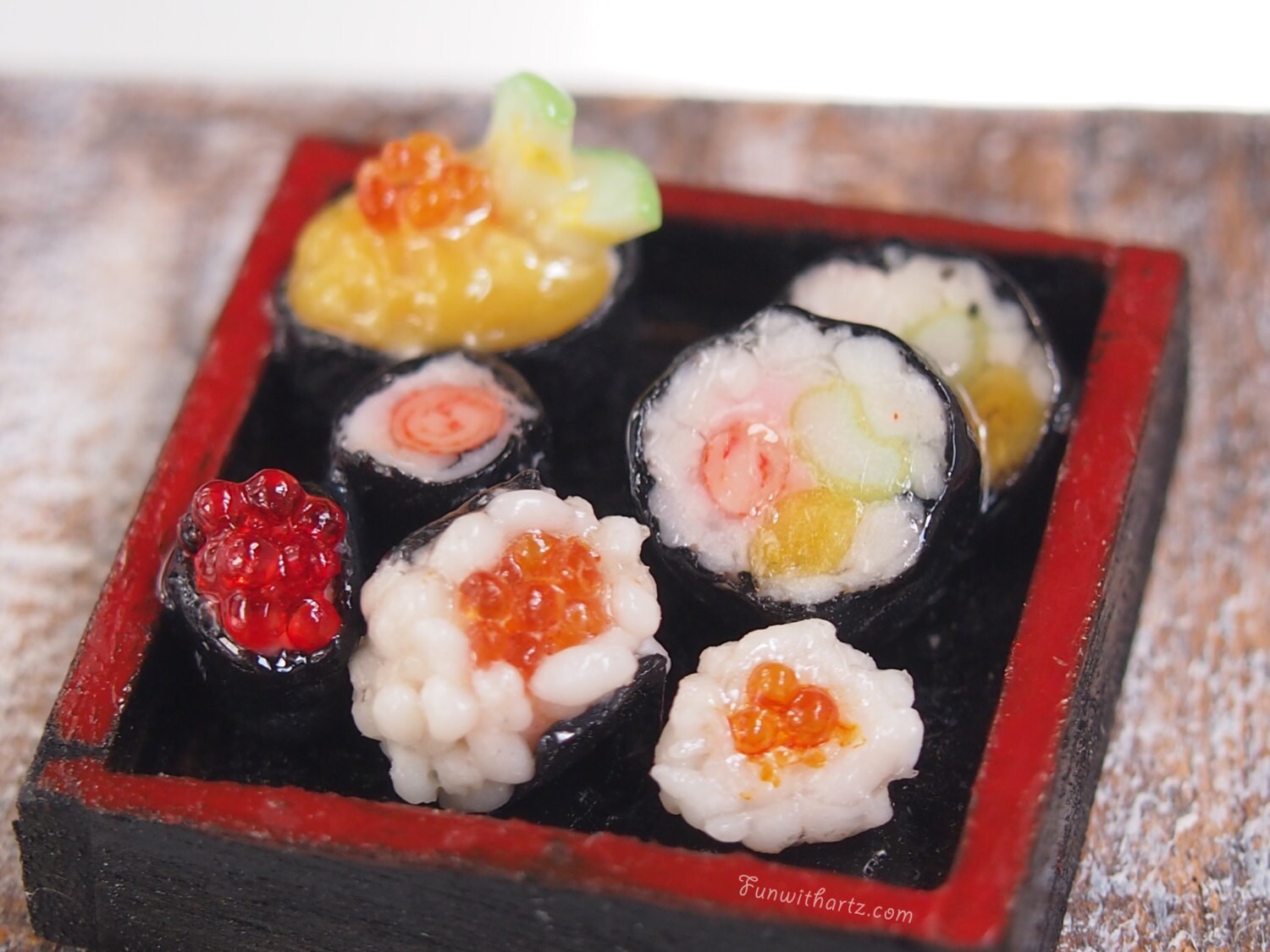 1by 12 Scale Kaiseki Dinner or Miniature Sushi & Maki Platter or ...