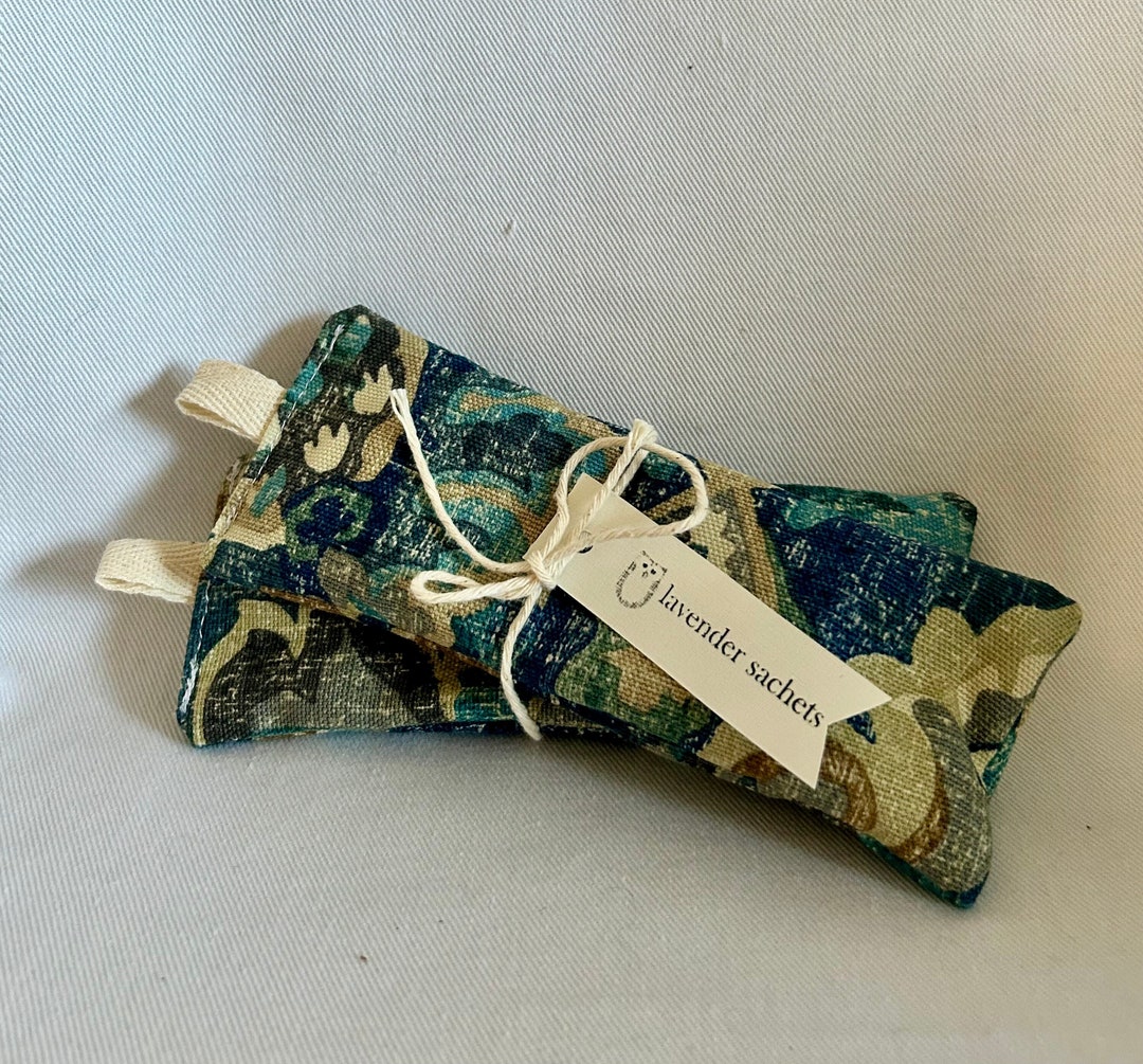Lavender Sachet Set - Handmade - Gift - 2 Sachets - Natural Dried ...