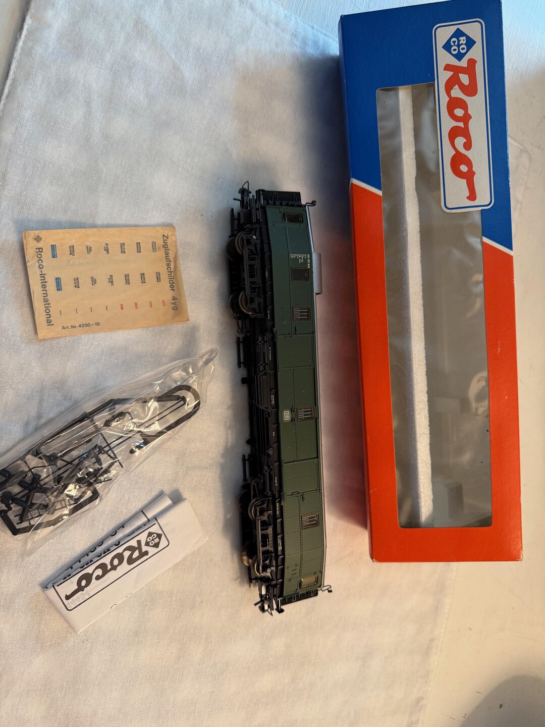Vintage Roco HO Scale Train Luggage Wagon 44449 - Etsy