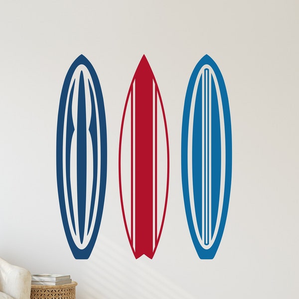 Surfboard Wall Decal - Etsy