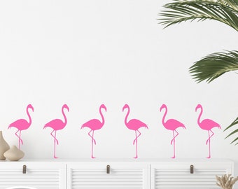 Flamingo Wall Decals | Etsy