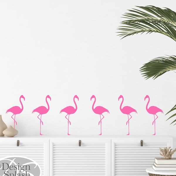 Flamingo Wall Decals - Etsy