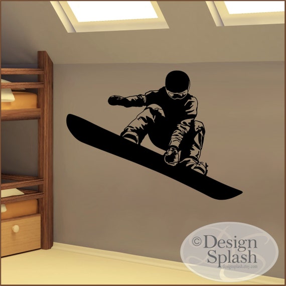 Decal Extreme Sports Snowboarding Vinyl Decal Sticker | Etsy