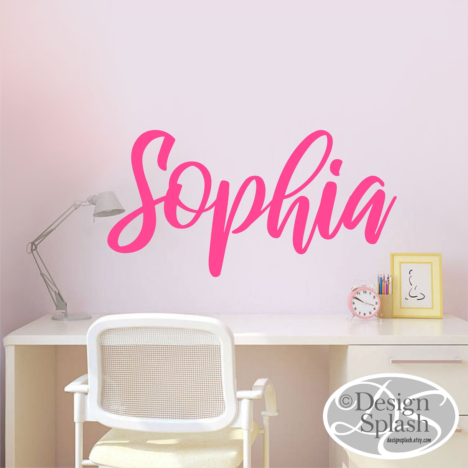 Personalized Custom Girl's Name Wall Decal Teen Tweens or - Etsy