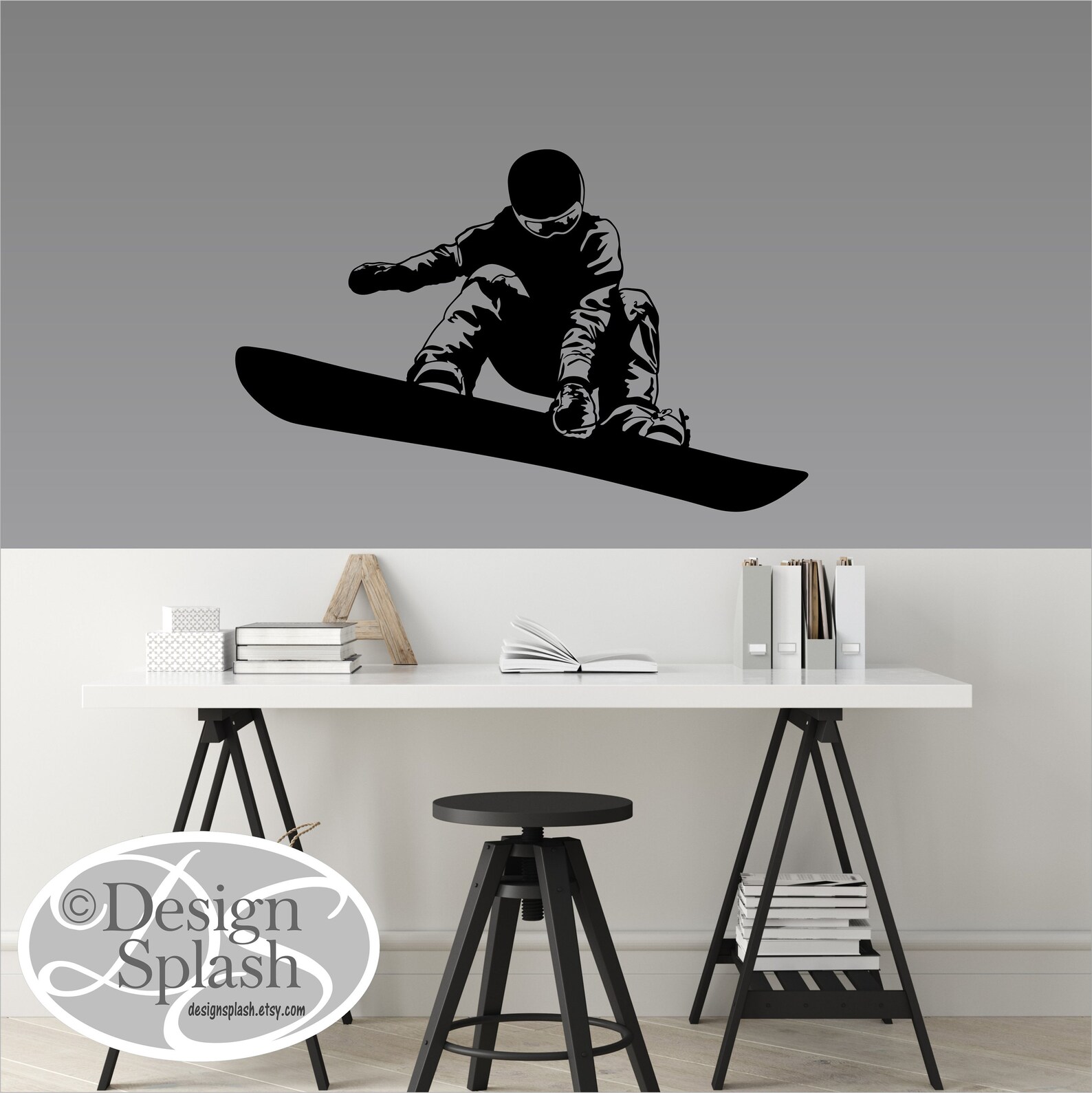 Decal Extreme Sports Snowboarding Vinyl Decal Sticker | Etsy