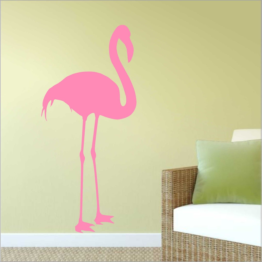 Flamingo Wall Decal, Nature Wall Decor, Bird Art A-113 - Etsy