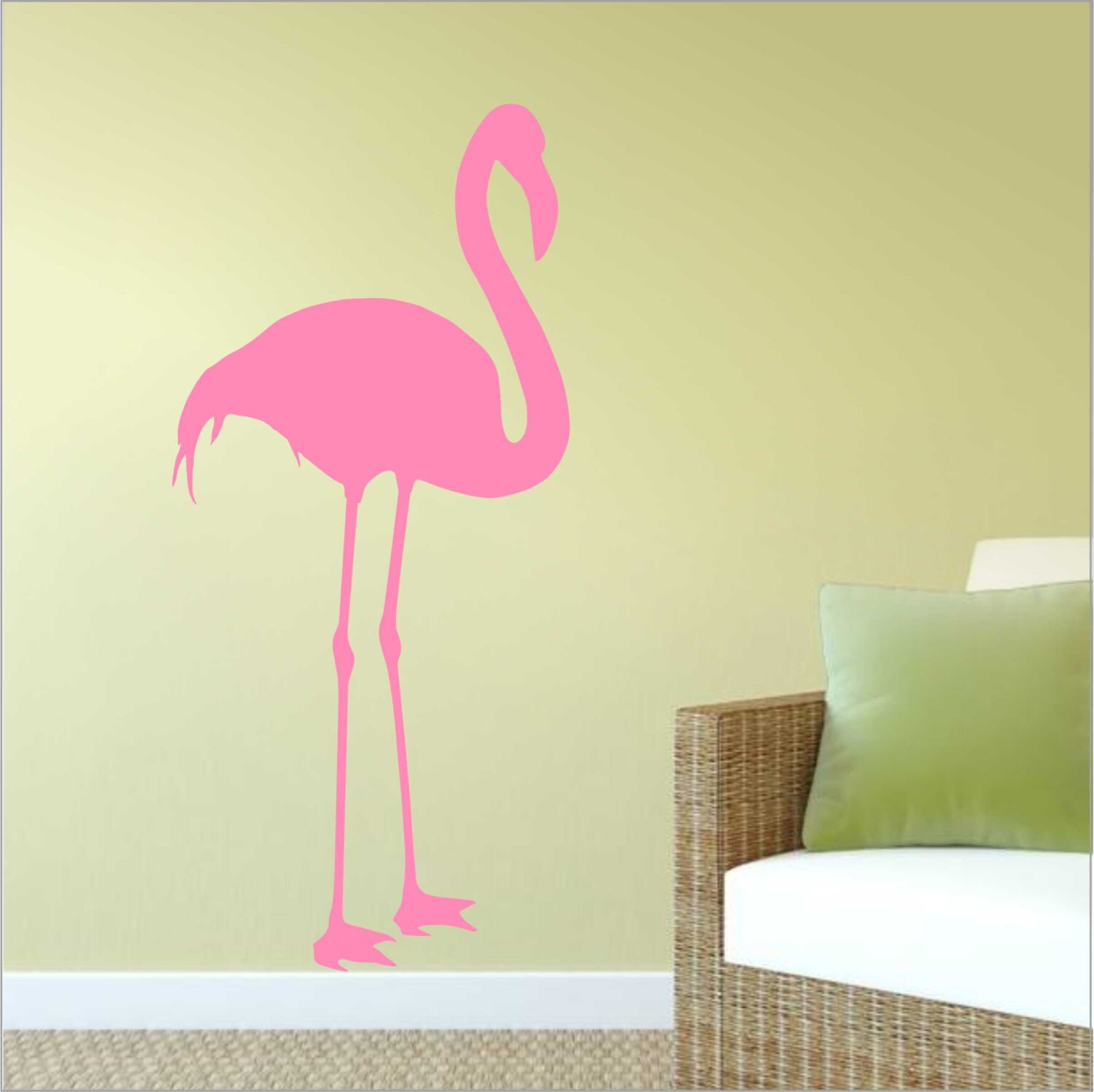 Flamingo Wall Decal, Nature Wall Decor, Bird Art A-113 - Etsy