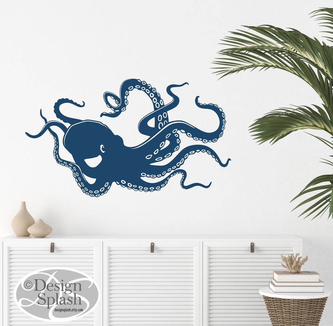 OCTOPUS Vinyl Wall Decal A-101 | Etsy
