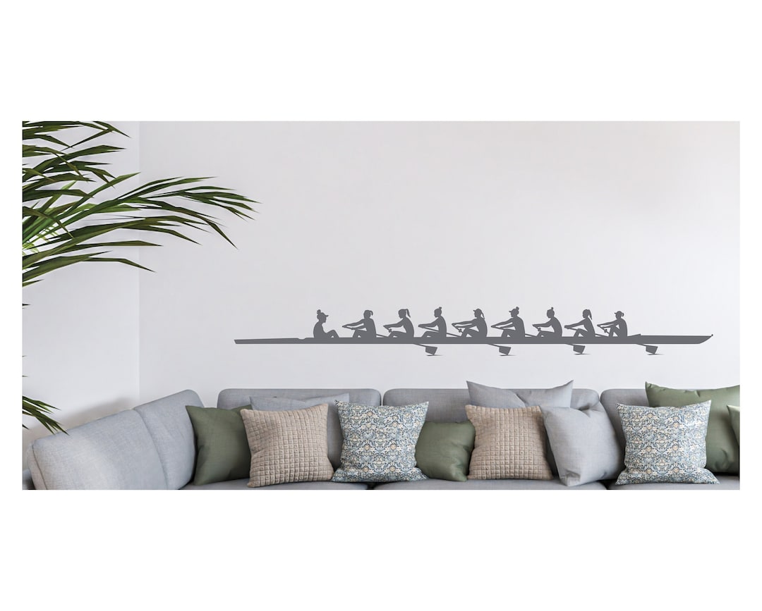 Female Rowing Team Decal Sticker SP-150 - Etsy
