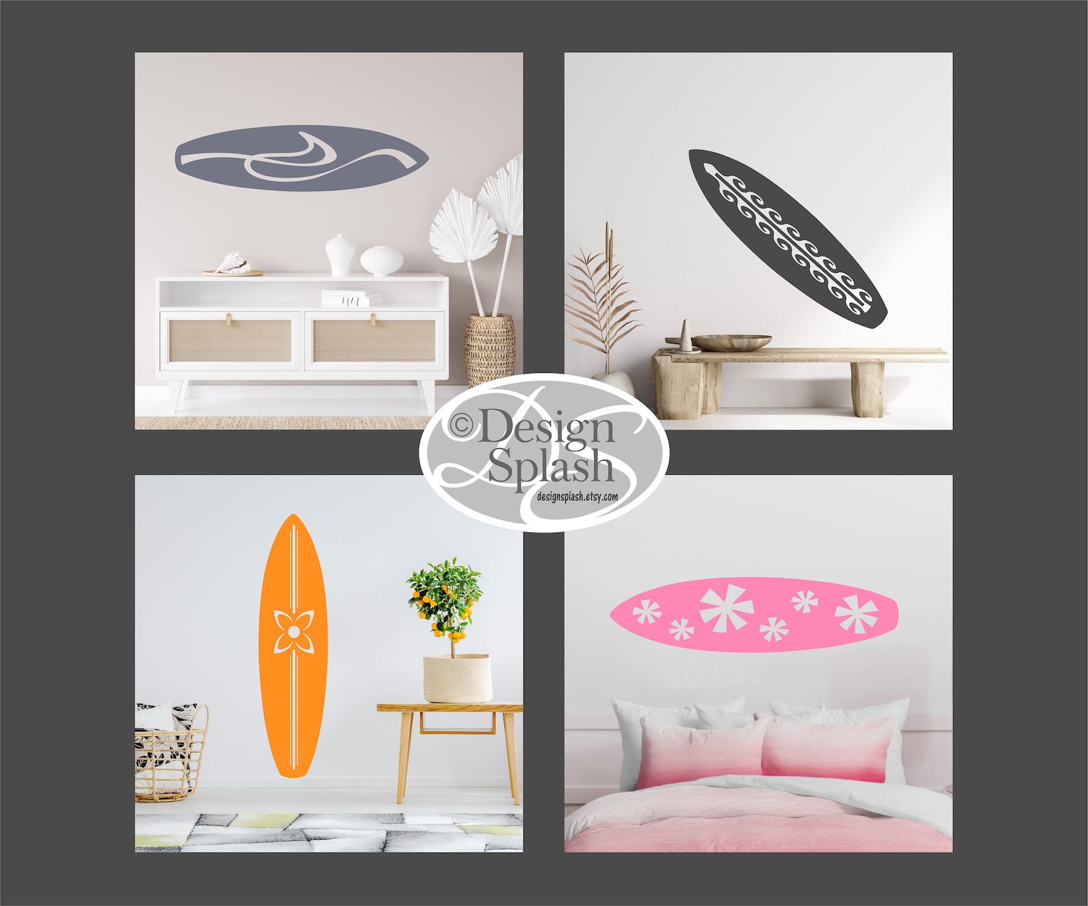 Surfboard Decal, 60 Boards to Choose From, Surfing Sticker, Beach Decor ...