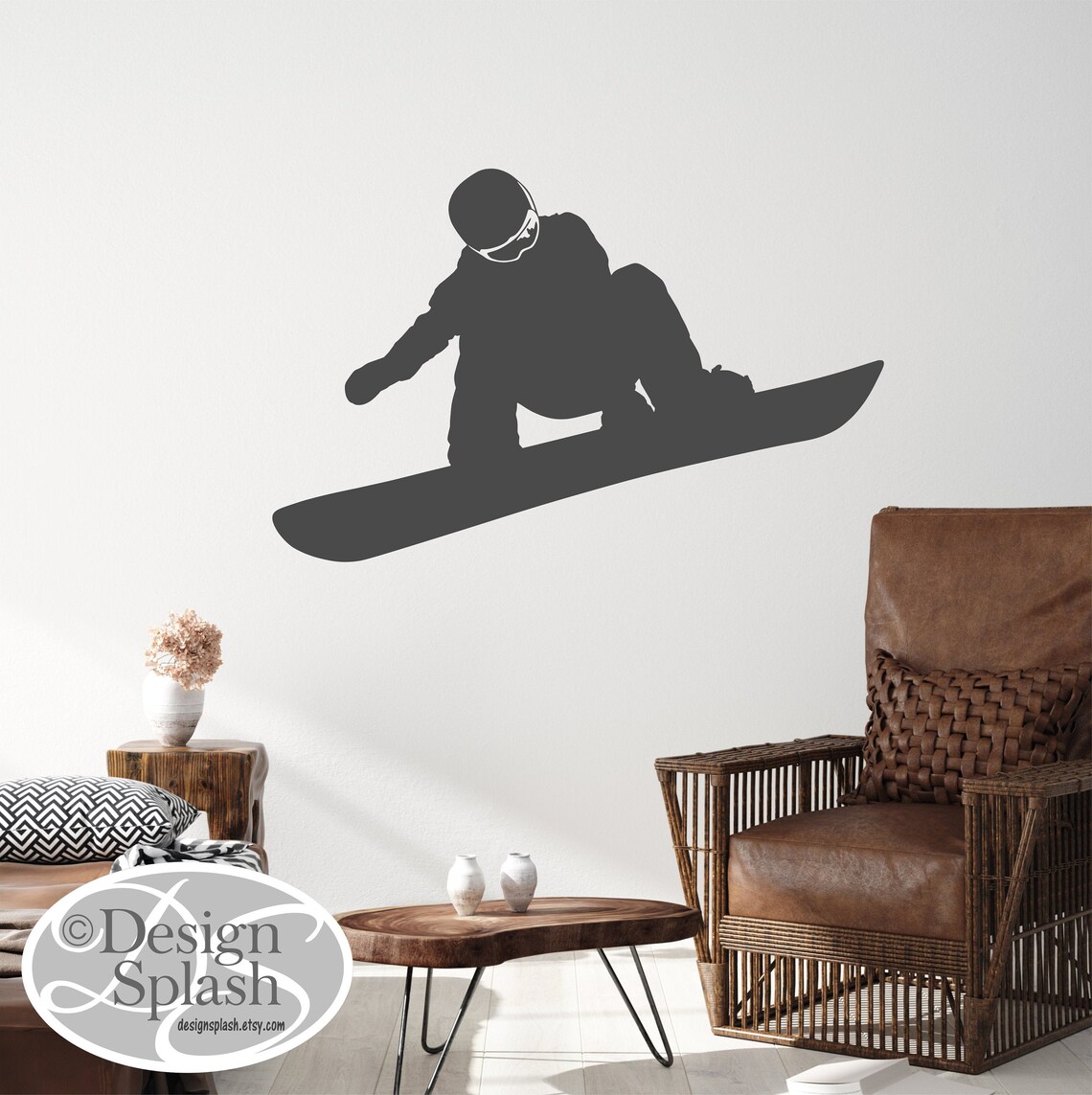 Snowboard Decal Extreme Sports Snowboarder Sticker Kids | Etsy