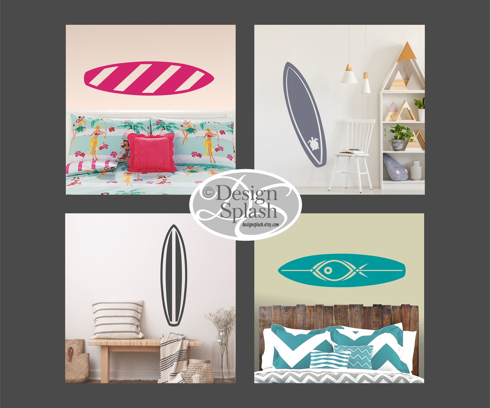 Surfboard Decal, 60 Boards to Choose From, Surfing Sticker, Beach Decor ...