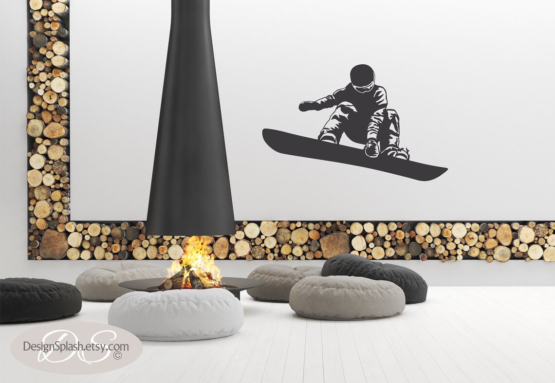 Decal Extreme Sports Snowboarding Vinyl Decal Sticker - Etsy