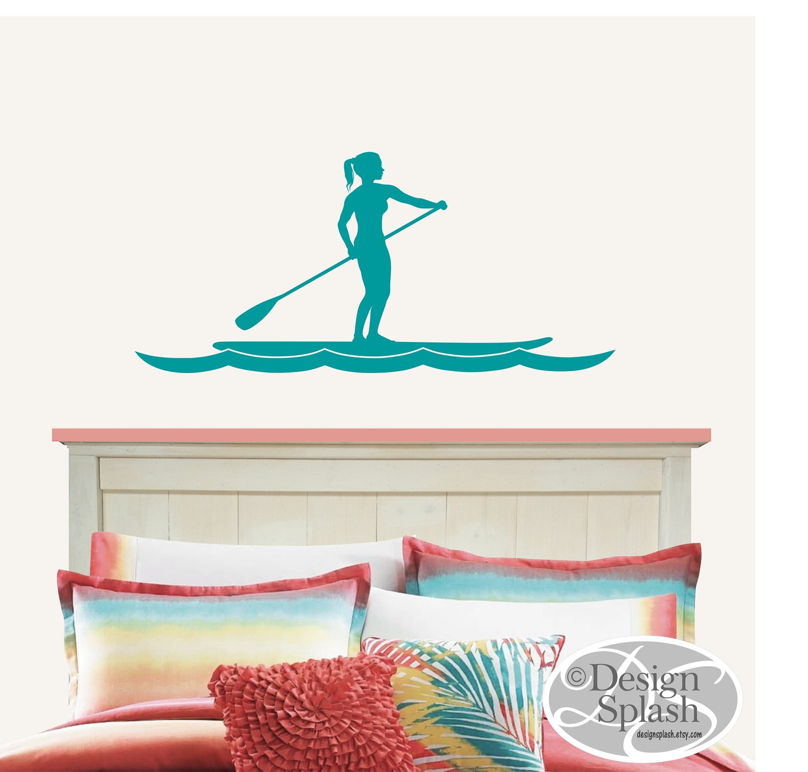 Female Stand up Paddleboard Decal SUP Sticker SP-134 | Etsy