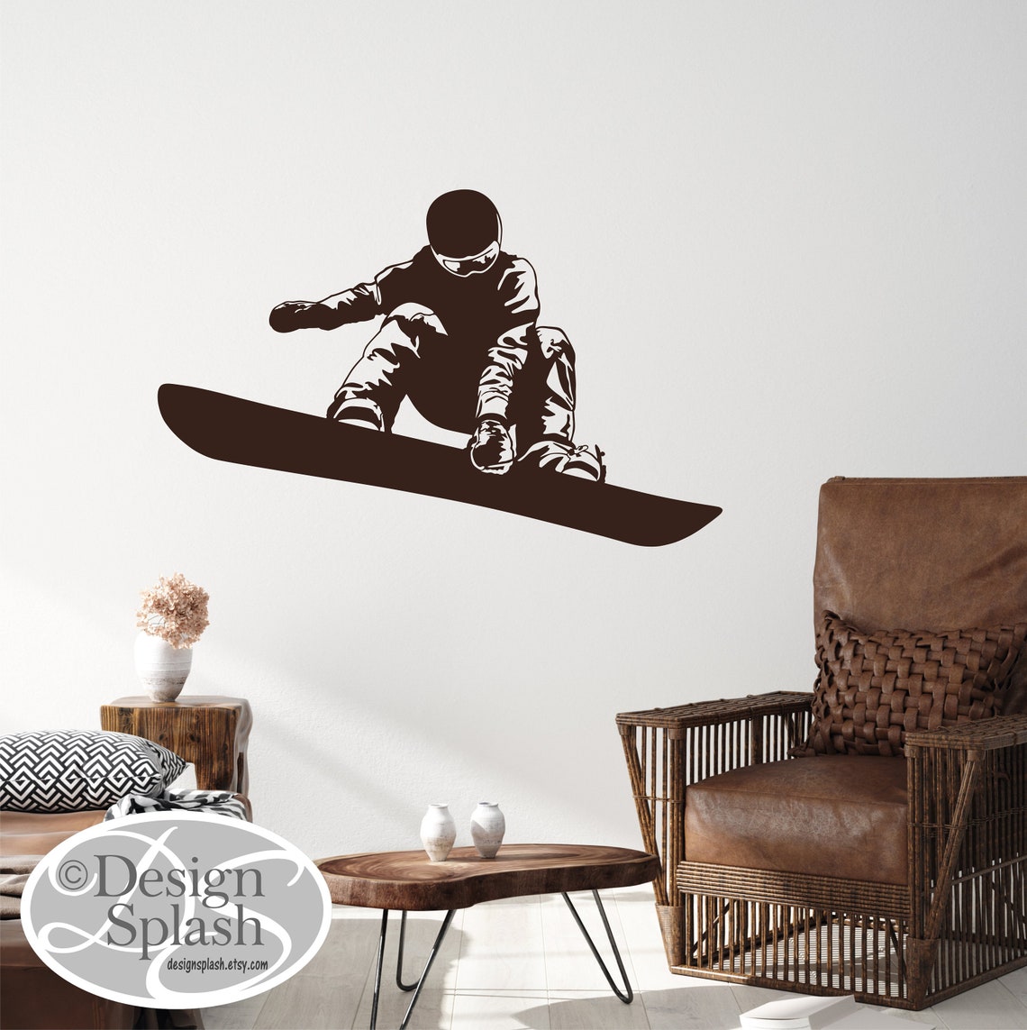 Decal Extreme Sports Snowboarding Vinyl Decal Sticker | Etsy