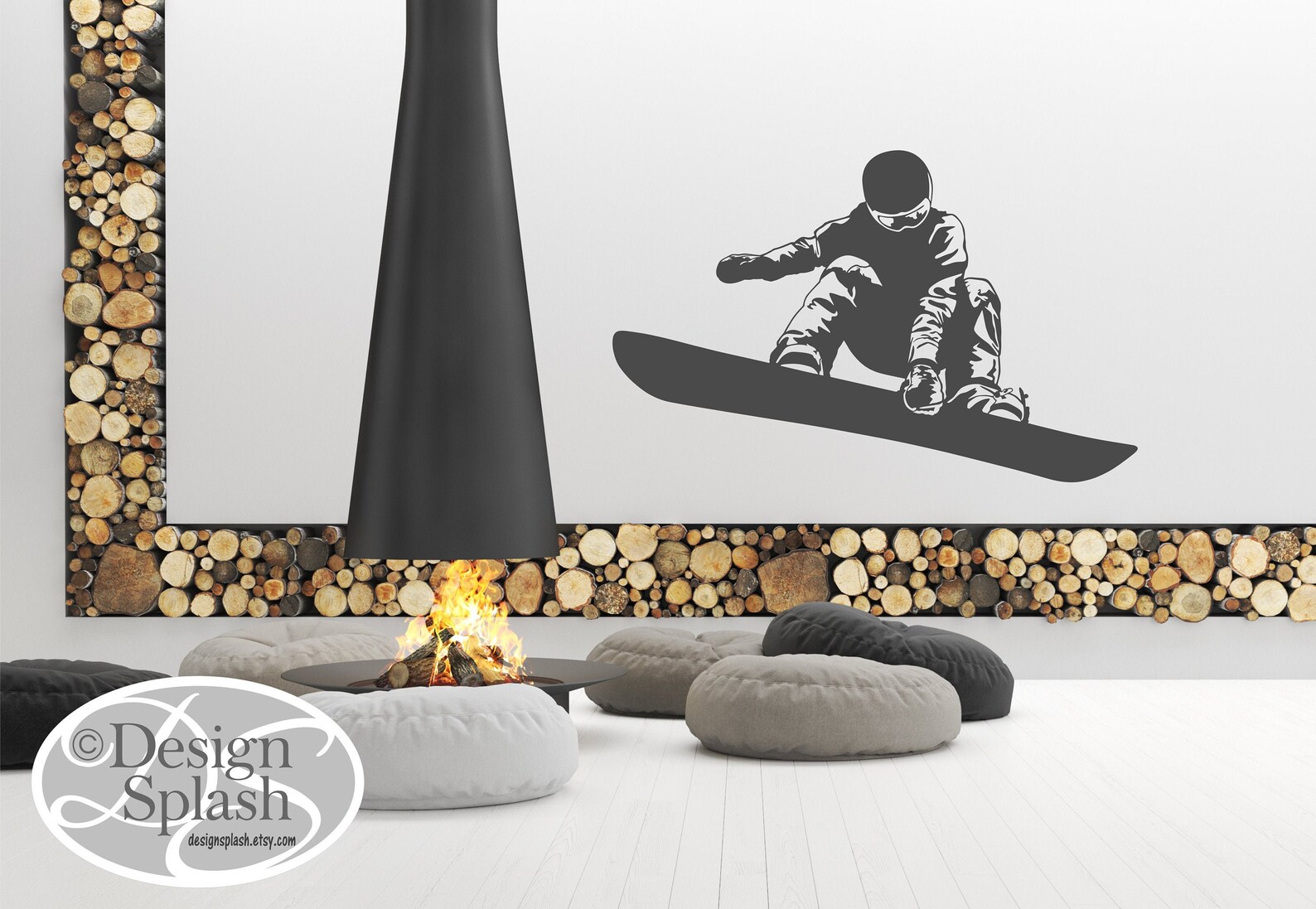 Decal Extreme Sports Snowboarding Vinyl Decal Sticker | Etsy