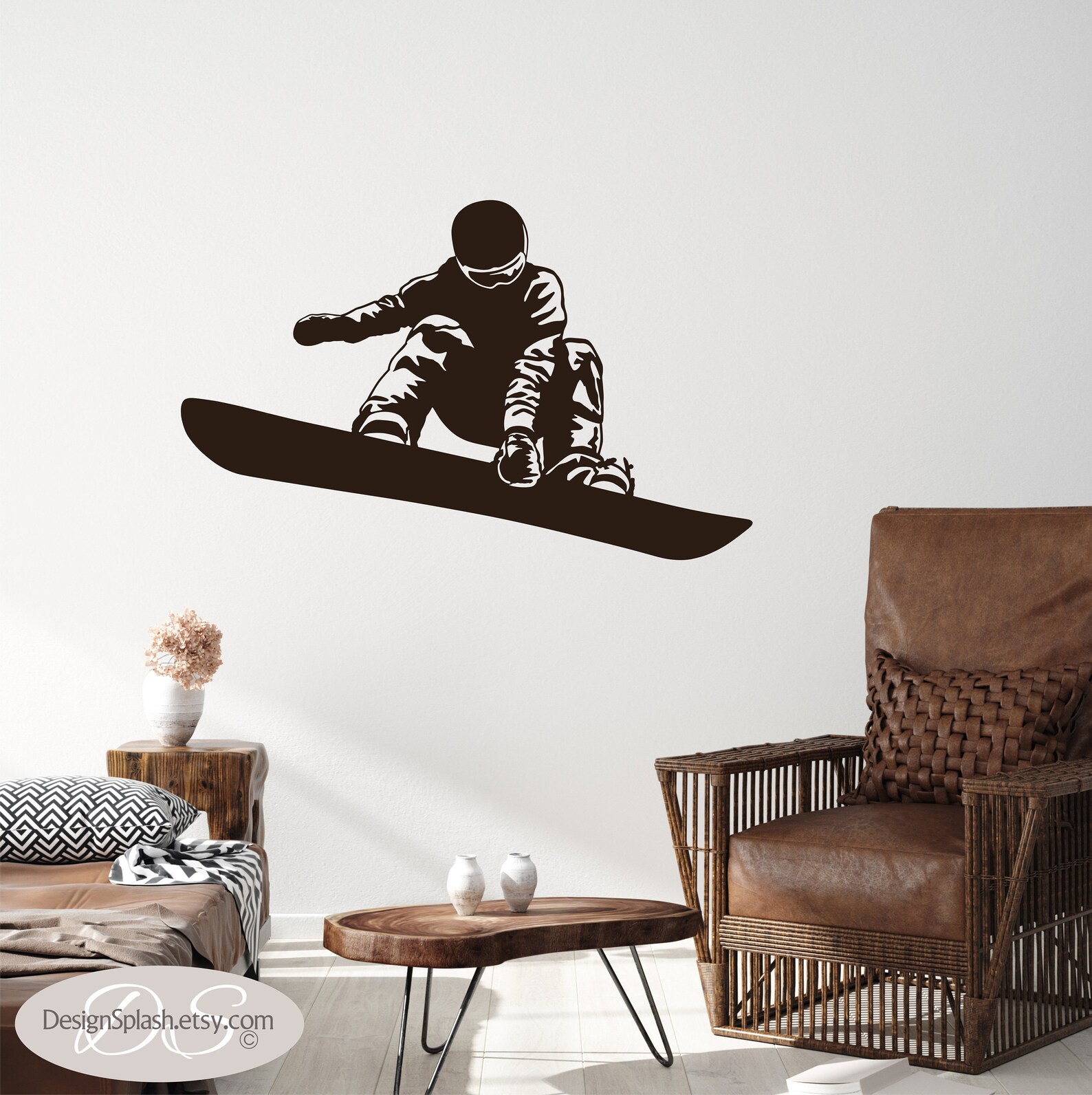 Decal Extreme Sports Snowboarding Vinyl Decal Sticker - Etsy