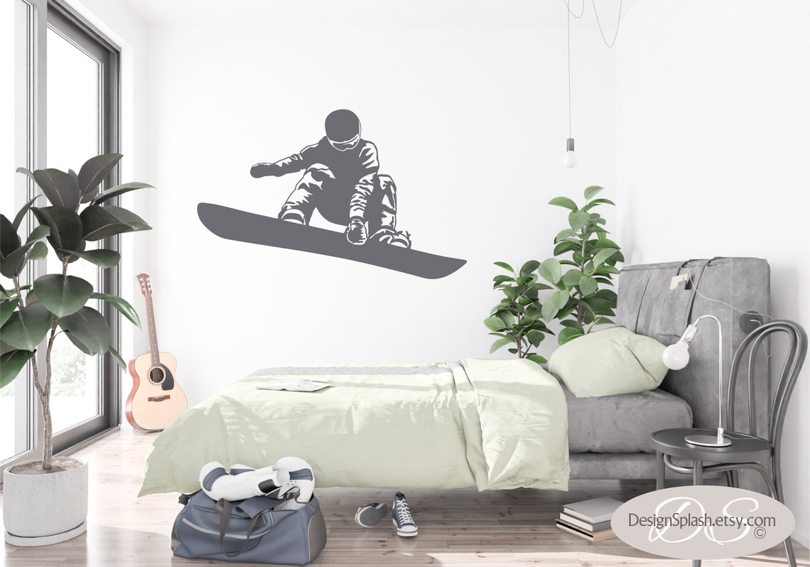 Decal Extreme Sports Snowboarding Vinyl Decal Sticker - Etsy