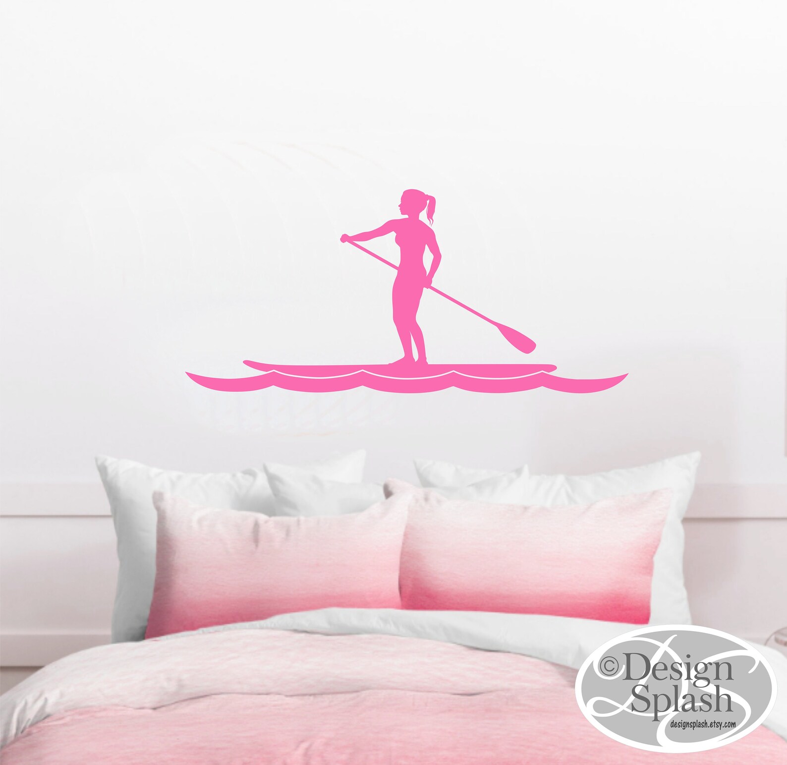 Female Stand up Paddleboard Decal SUP Sticker SP-134 | Etsy
