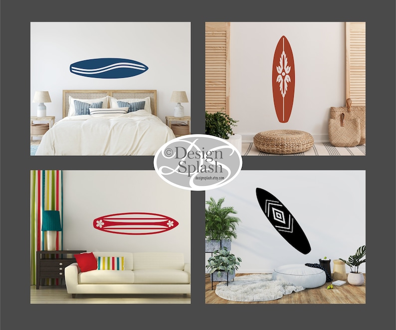 Surfboard Decal, 60 Boards to Choose From, Surfing Sticker, Beach Decor ...