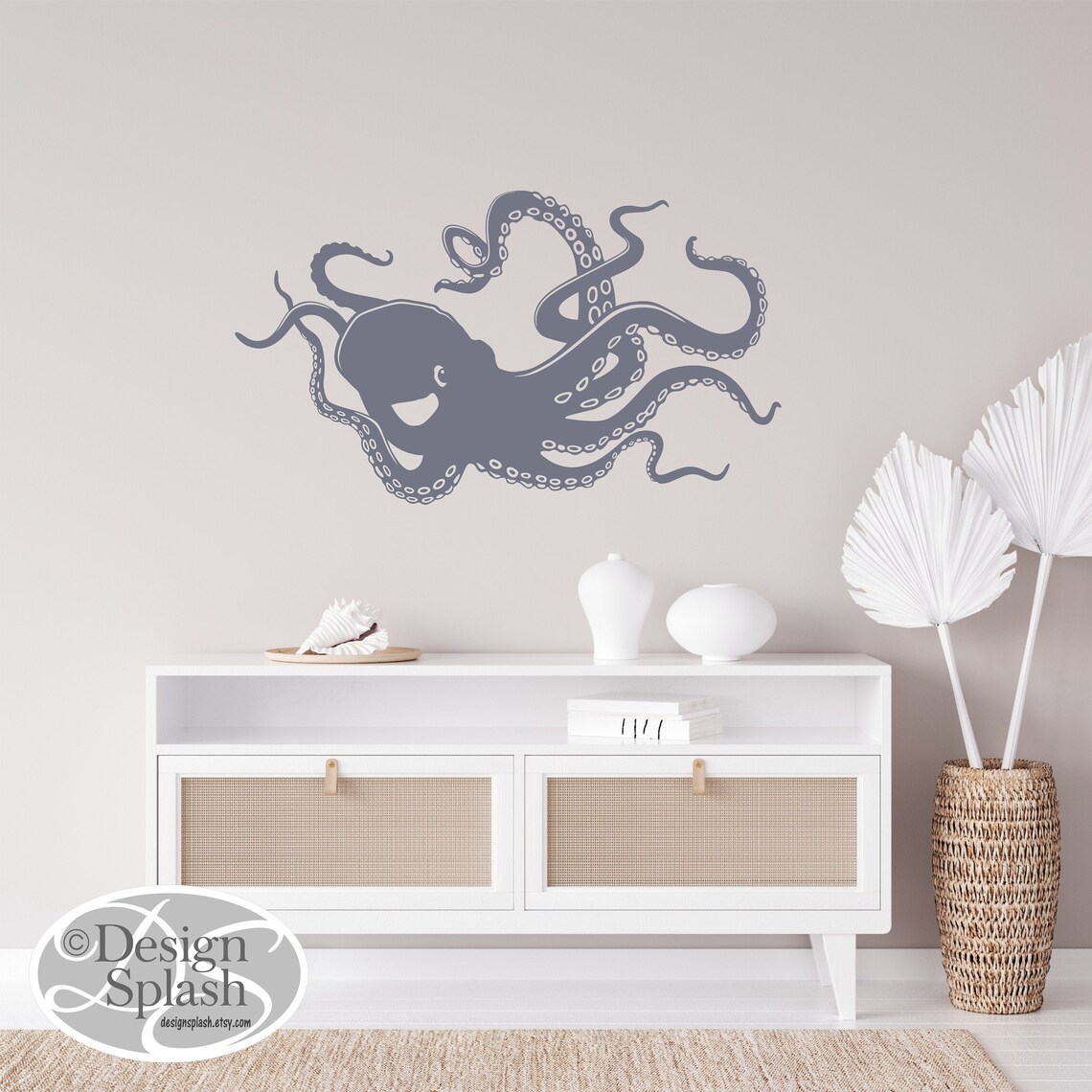 OCTOPUS Vinyl Wall Decal A-101 | Etsy