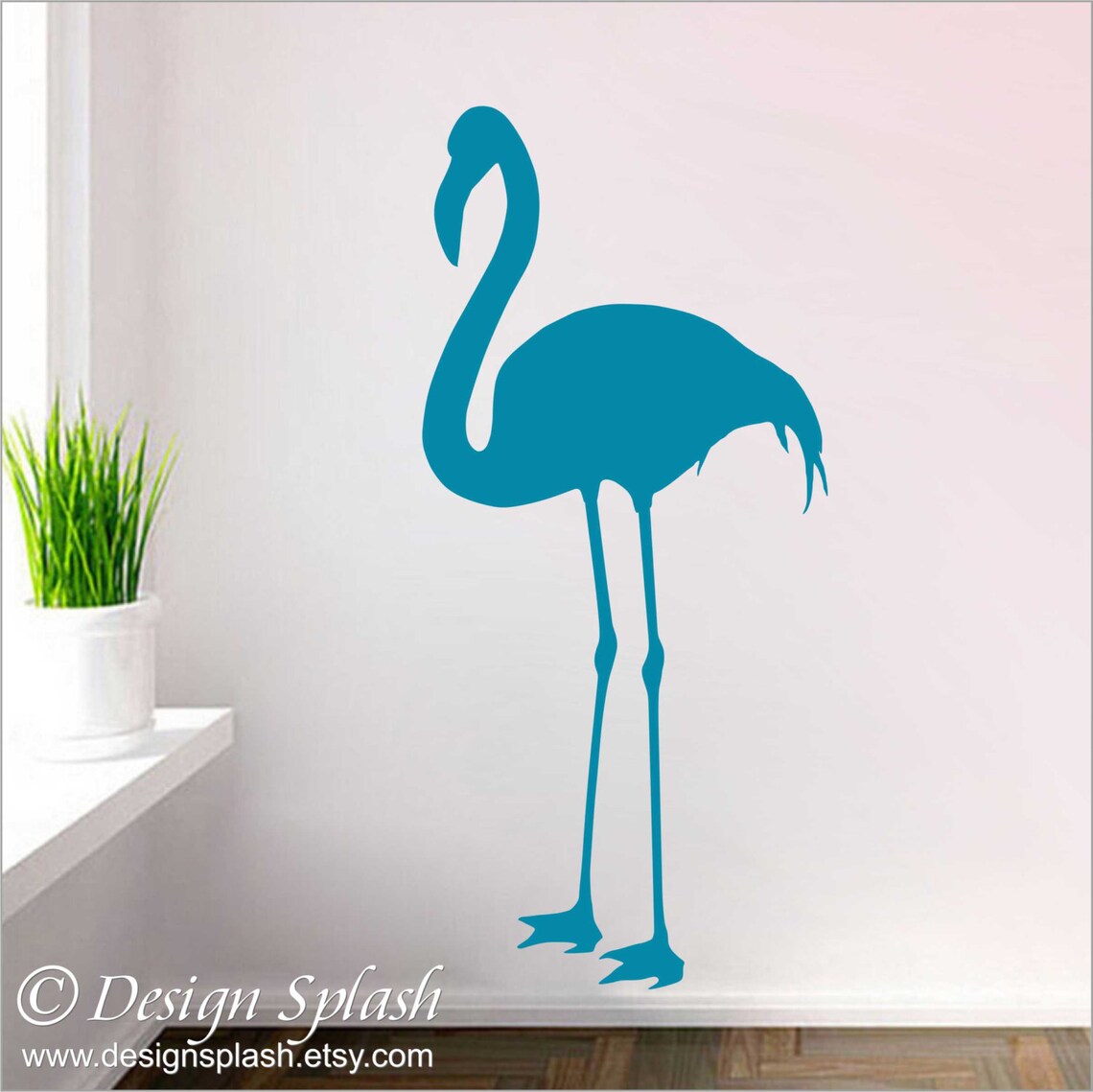 Flamingo Wall Decal, Nature Wall Decor, Bird Art A-113 - Etsy