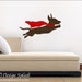 Dachshund Decal, Weiner Dog Sticker, Animal Wall Art, Dog Lover Gift A ...