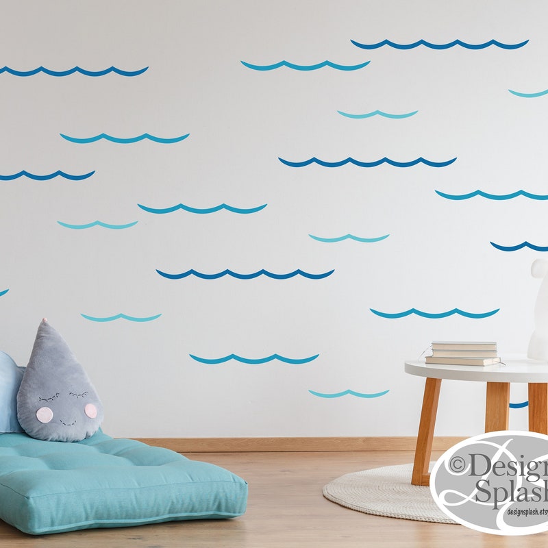 Waves Wall Decal - Etsy