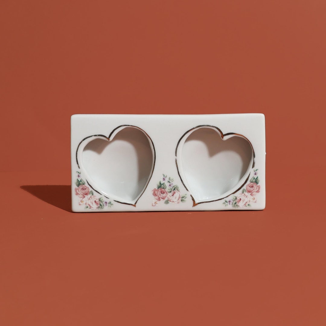 Vintage Small Heart Ceramic Frame, Retro Mini Frame, Vintage Picture Frame - Etsy