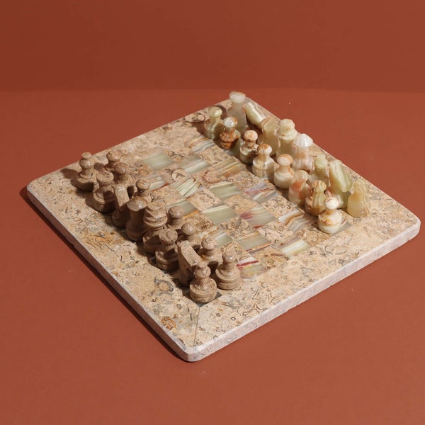 Stone Chess Set - Etsy