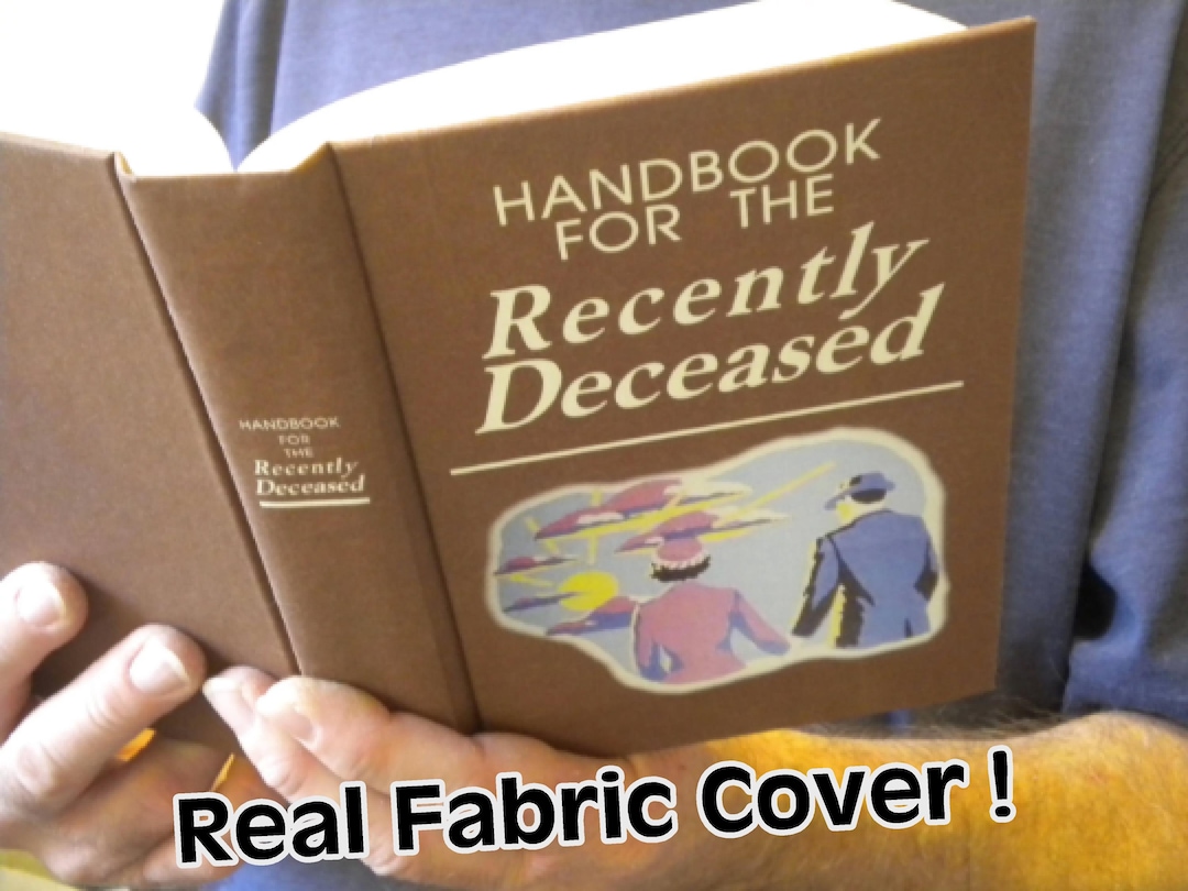 Handbook for the Recently Deceased Book / Handmade Prop, Halloween ...