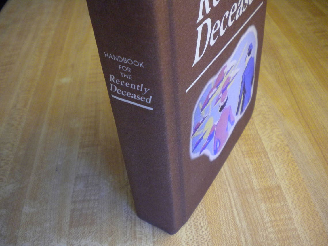 Handbook for the Recently Deceased Book / Handmade Prop - Etsy