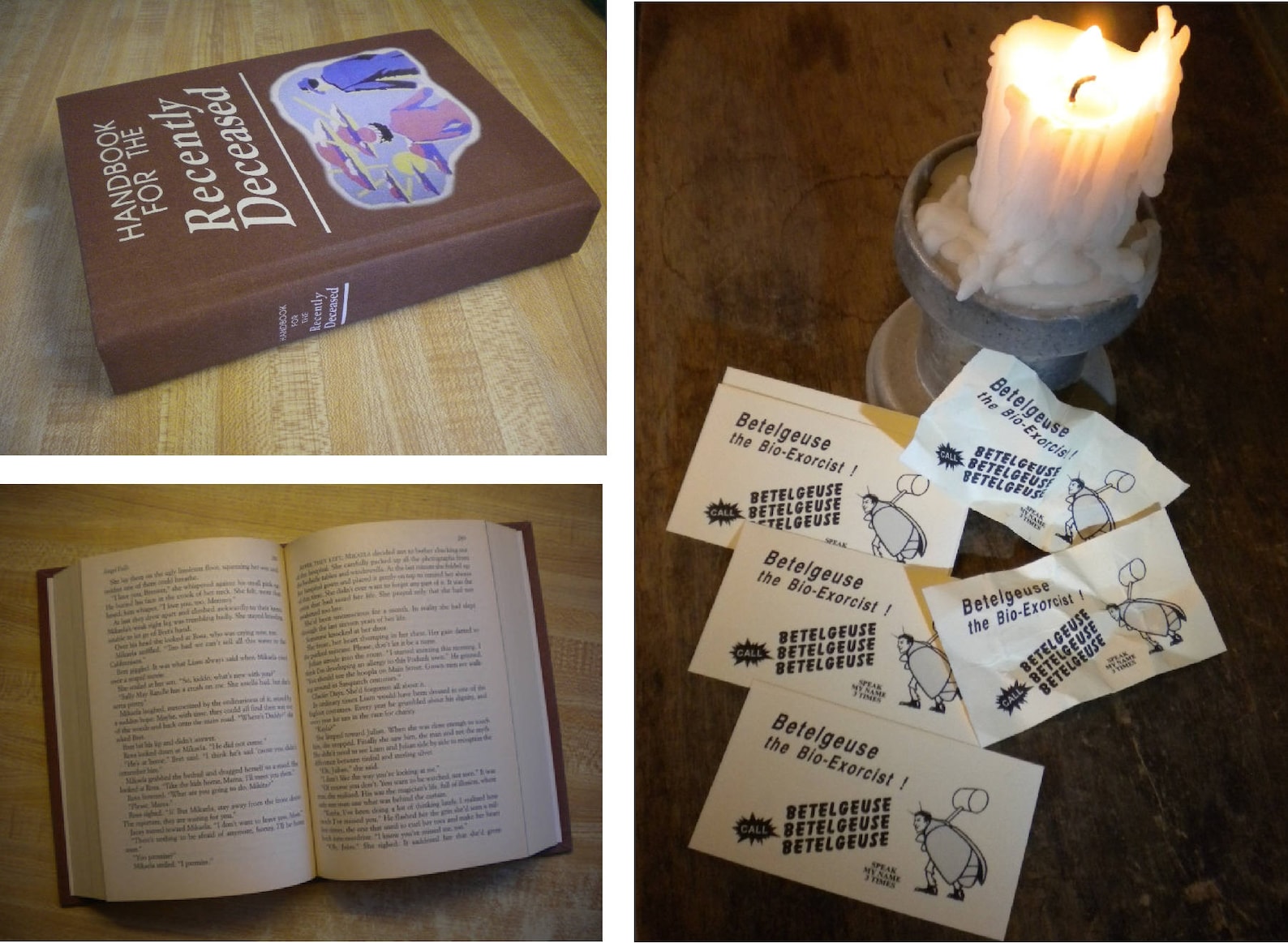 Handbook for the Recently Deceased Book / Handmade Prop - Etsy