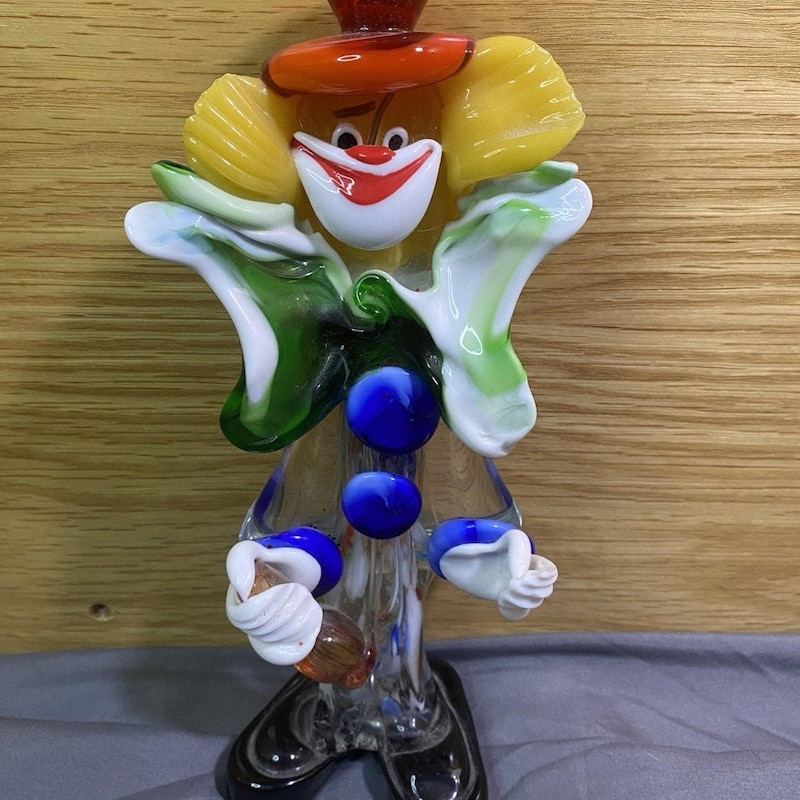 Vintage Murano Glass Clown. - Etsy