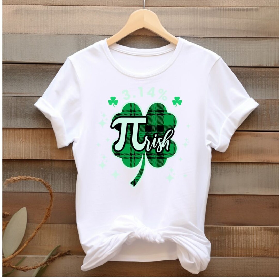 3.14 Pirish Funny St Patricks Day Shamrock Buffalo Pi Day - Etsy
